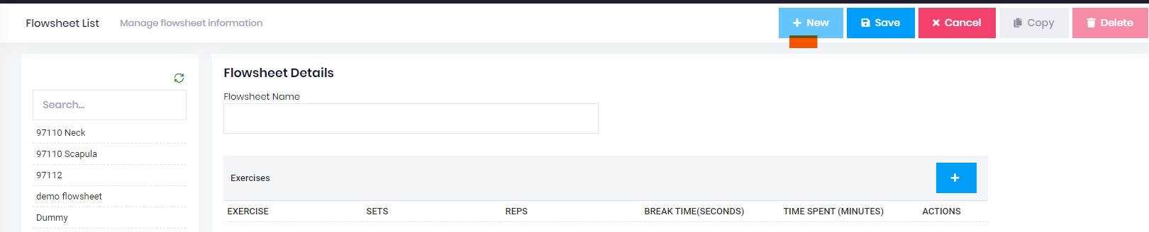 How do I use the flowsheet ? – HelloNote