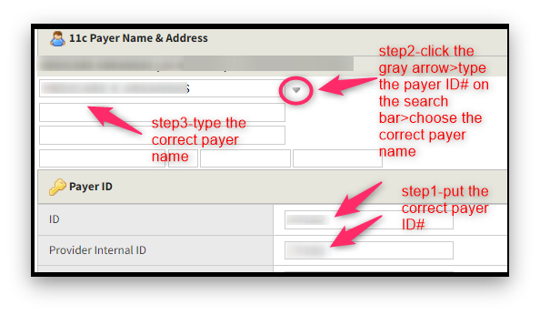 How to correct Payer ID# and Payer Name error in Inovalon – HelloNote
