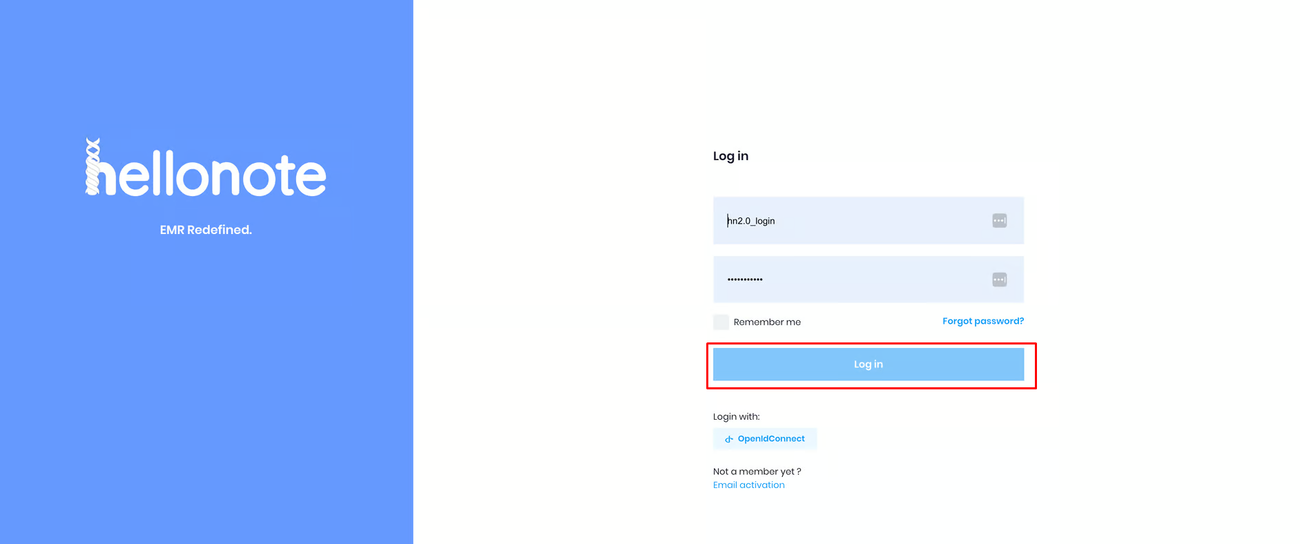 How do I login with Open ID connect ? – HelloNote
