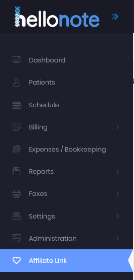 How do I generate an affiliate link ? – HelloNote
