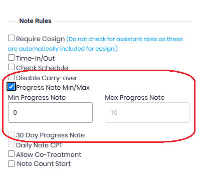 How to update the minimum progress note" threshold for Medicare B cases ...