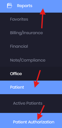 Patient Authorization Report – HelloNote