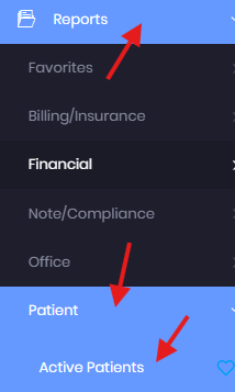 Active Patients report – HelloNote