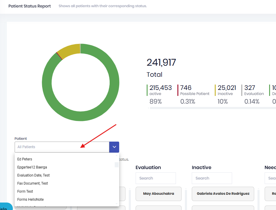 Patient Status Report – HelloNote