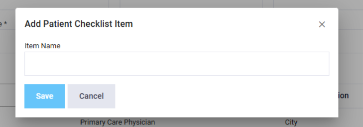 Patient Checklist – HelloNote