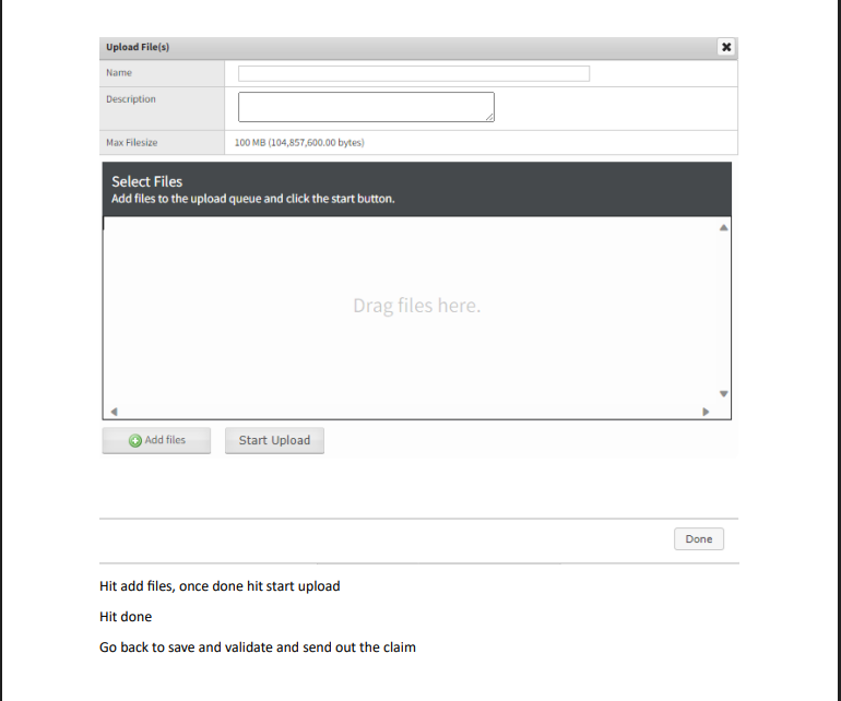 I need to attach a document with my claim. How to add paperwork to a ...