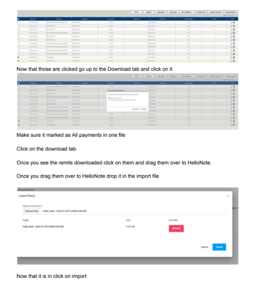 How to import claims/ERA (835) files – HelloNote