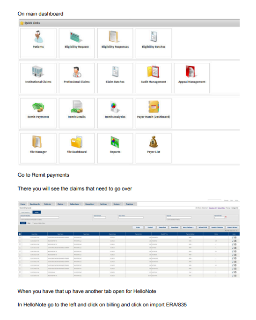 How to import claims/ERA (835) files – HelloNote